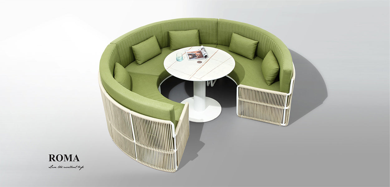 Roma Large Conversation Lounge Outdoor Furniture Set – HiSoLiving